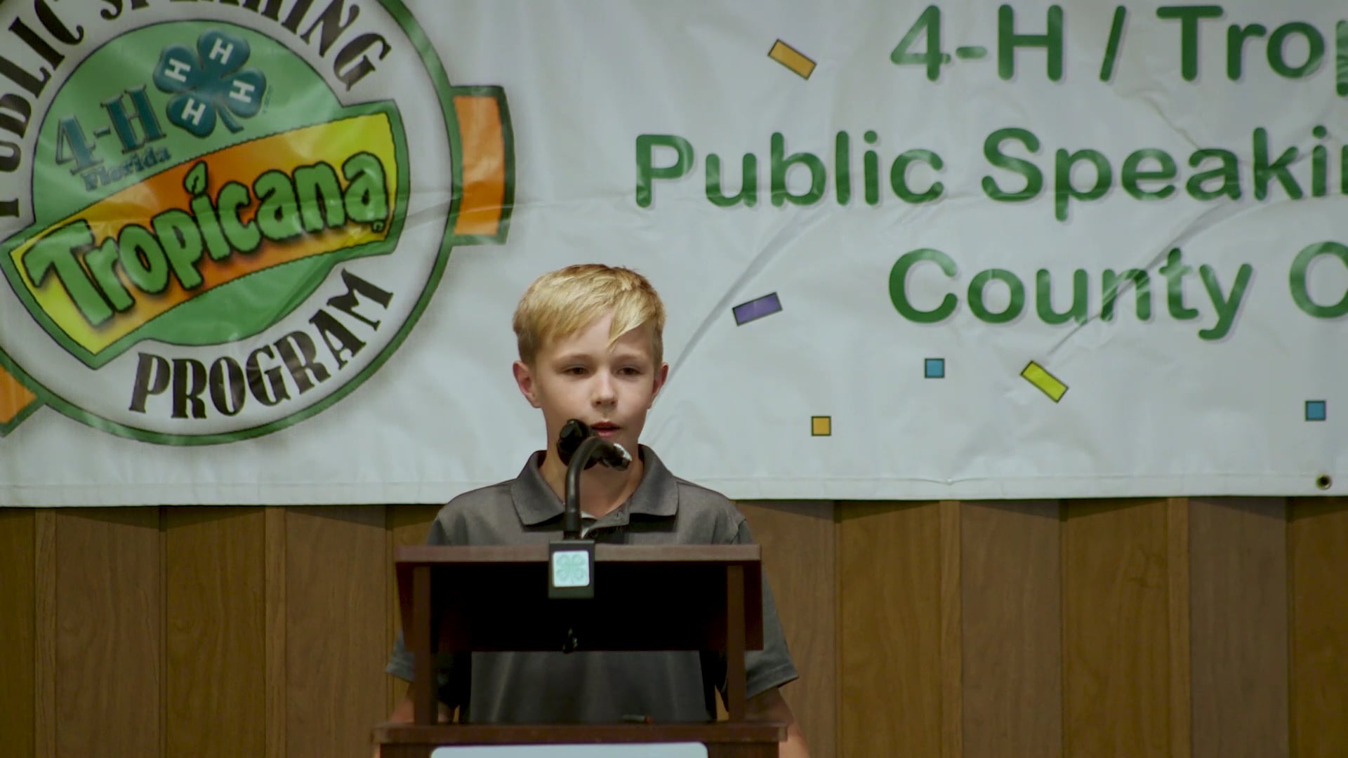 Florida 4-H Speech Contest – St. Johns County School District